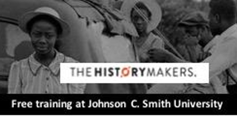 The HistoryMakers Training at Johnson C. Smith University - JCSU Library